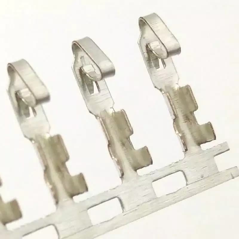 Jual pin besi konektor molex 2510 / skun besi connector white housing ...