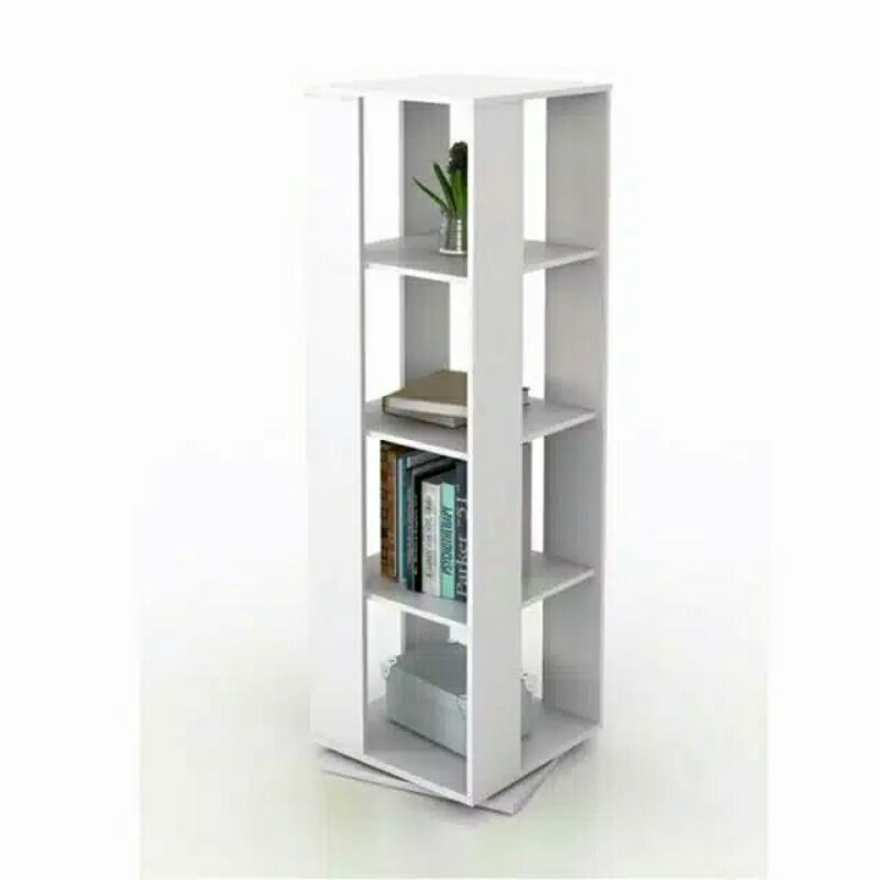 Jual Rak panjang Rak sudut Rak buku Rak Putar 5 Tingkat Roatating ...