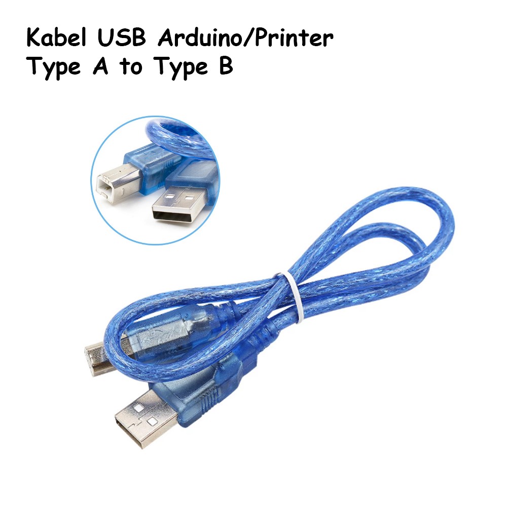 Kabel Arduino USB Type A to Type B Uno Mega Cable Printer | Shopee ...