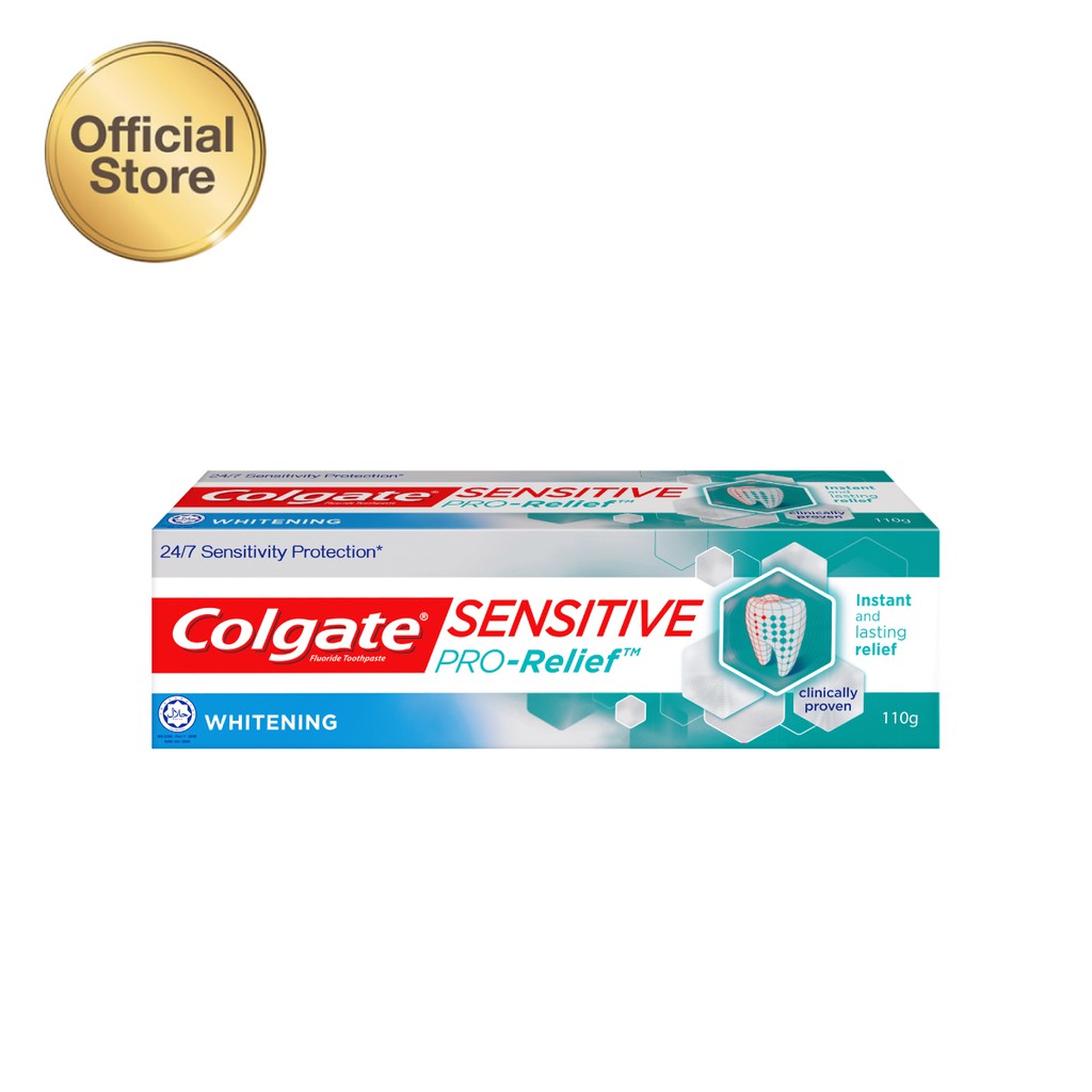 Colgate Sensitive Pro-Relief Whitening Toothpaste/Pasta Gigi 110 gr ...
