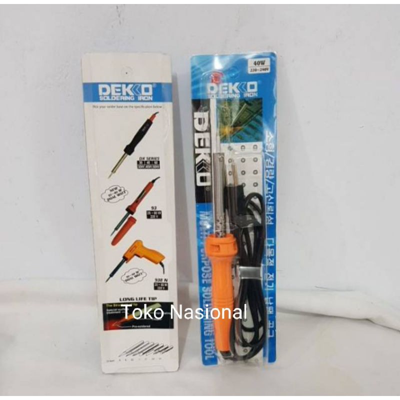 Jual solder soldering deko dekko 40 watt 40W Indonesia|Shopee Indonesia
