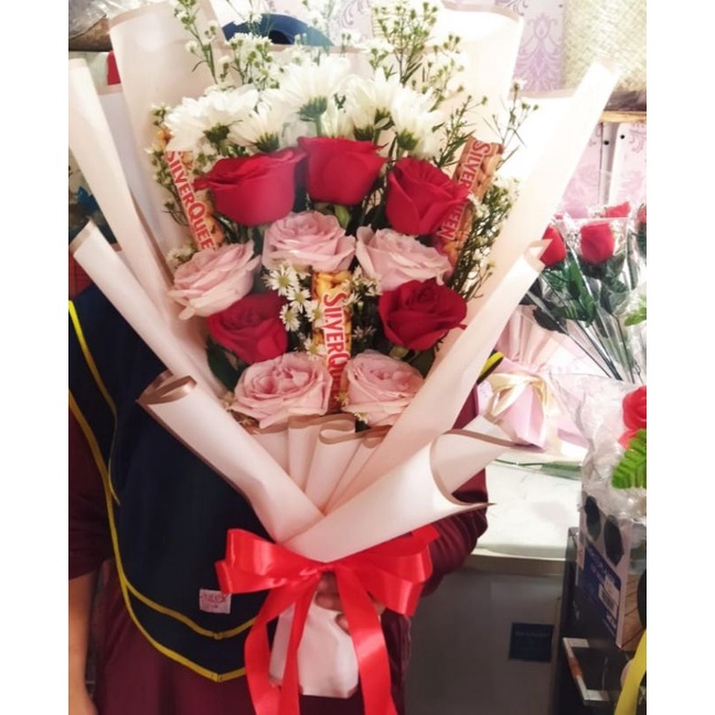 Jual buket bunga asli segar edisi valentine | Shopee Indonesia