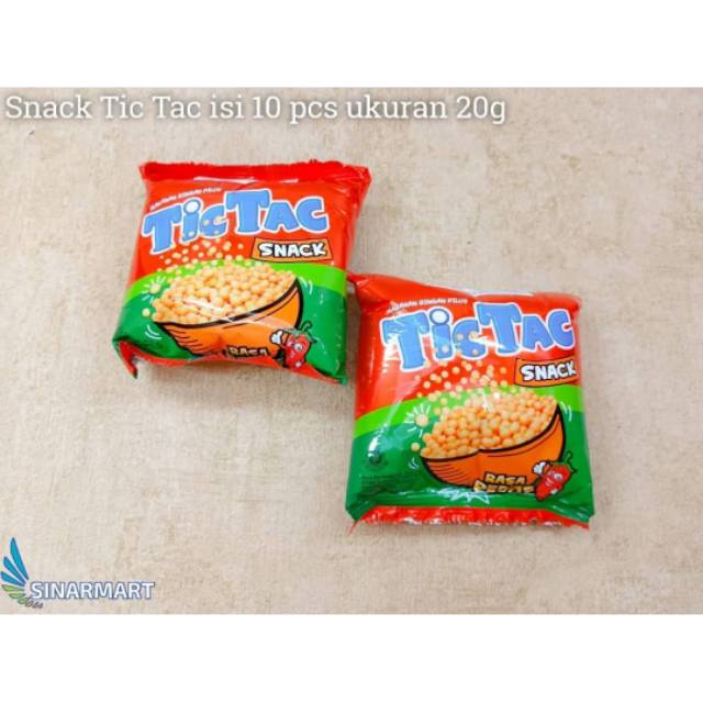 Jual SNACK TIC TAC 10x20G RENTENG / RENCENG / SACHET | Shopee Indonesia