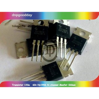Jual Transistor 120A 60V Hy1906 N-Channel Mosfet Silikon Dnpgood11 ...