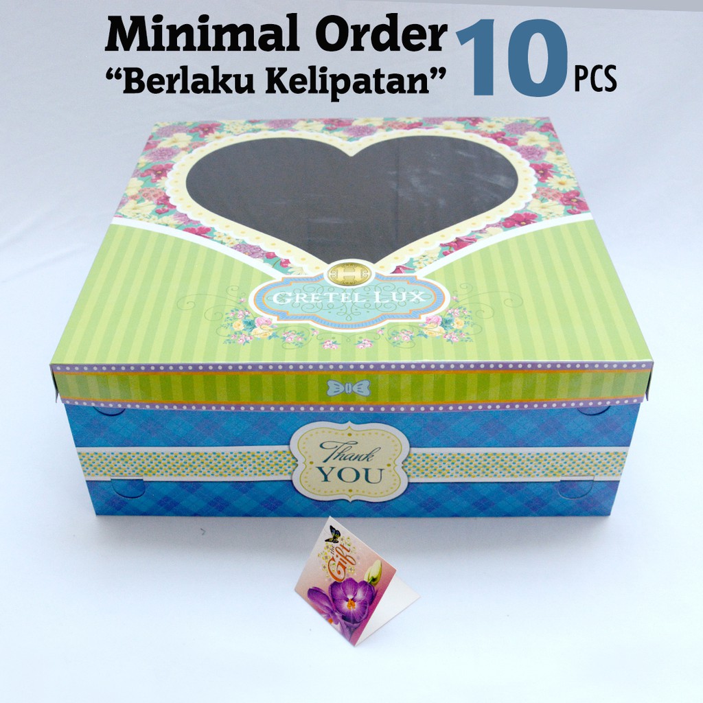 Jual Dus Box Kue Tart - Dus Box Kue - Gretel Lux Ukuran 40 x 40 x 15 cm ...