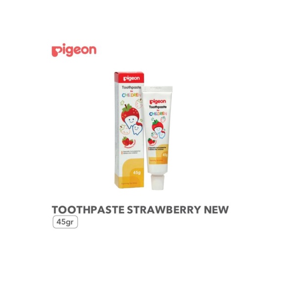Jual PIGEON Toothpaste 45Gr Strawberry New/Pasta gigi Murah | Shopee ...