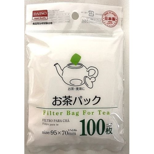 Jual Daiso tea bag filter tea pack isi 100pcs Kantong teh Saringan Teh ...