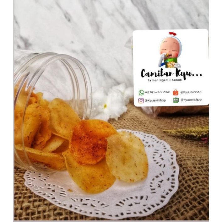 Jual Camilan Kyu Moring (Cimol Kering) Keripik Moring Renyah Pedas dan ... Jual Camilan Kyu Moring (Cimol Kering) Keripik Moring Renyah Pedas dan ...