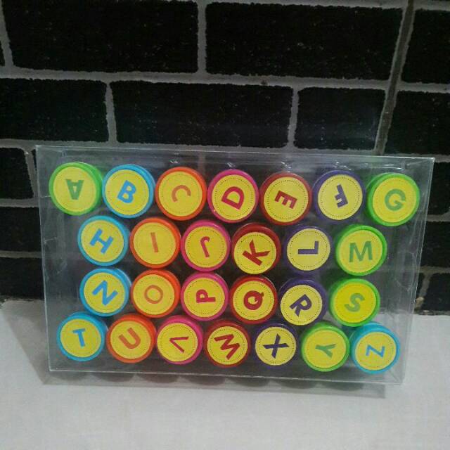 Jual Stempel huruf - alphabet stamps - a to z | Shopee Indonesia