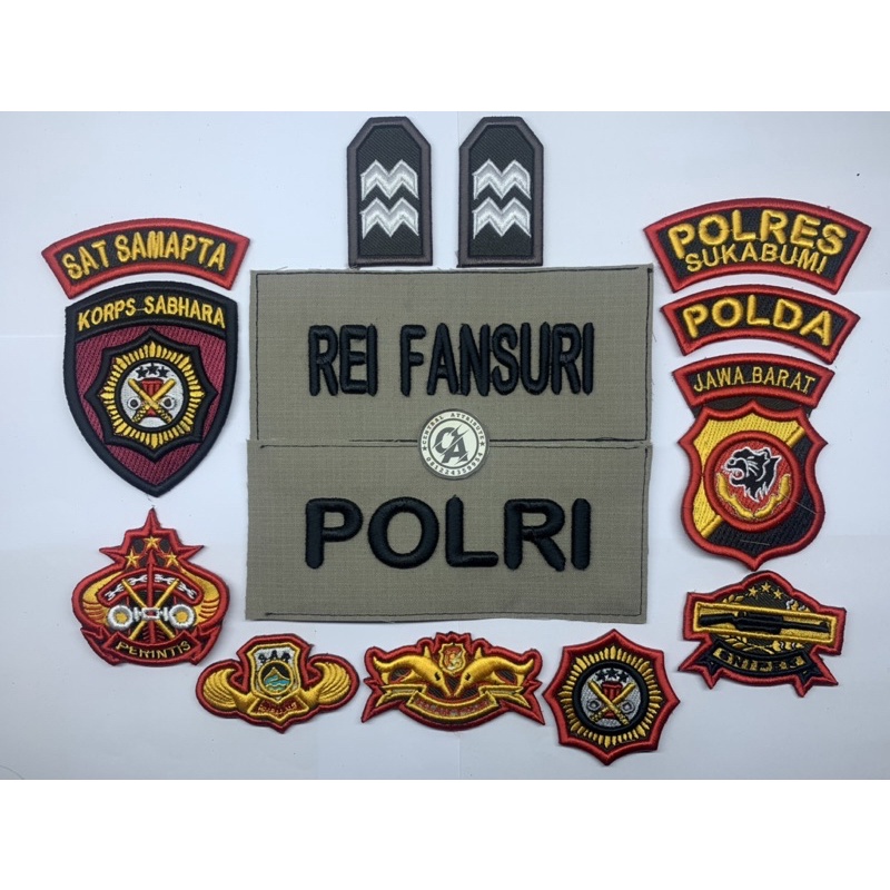 Jual BET POLRI KORPS SABHARA LIST MERAH (TIMBUL) | Shopee Indonesia