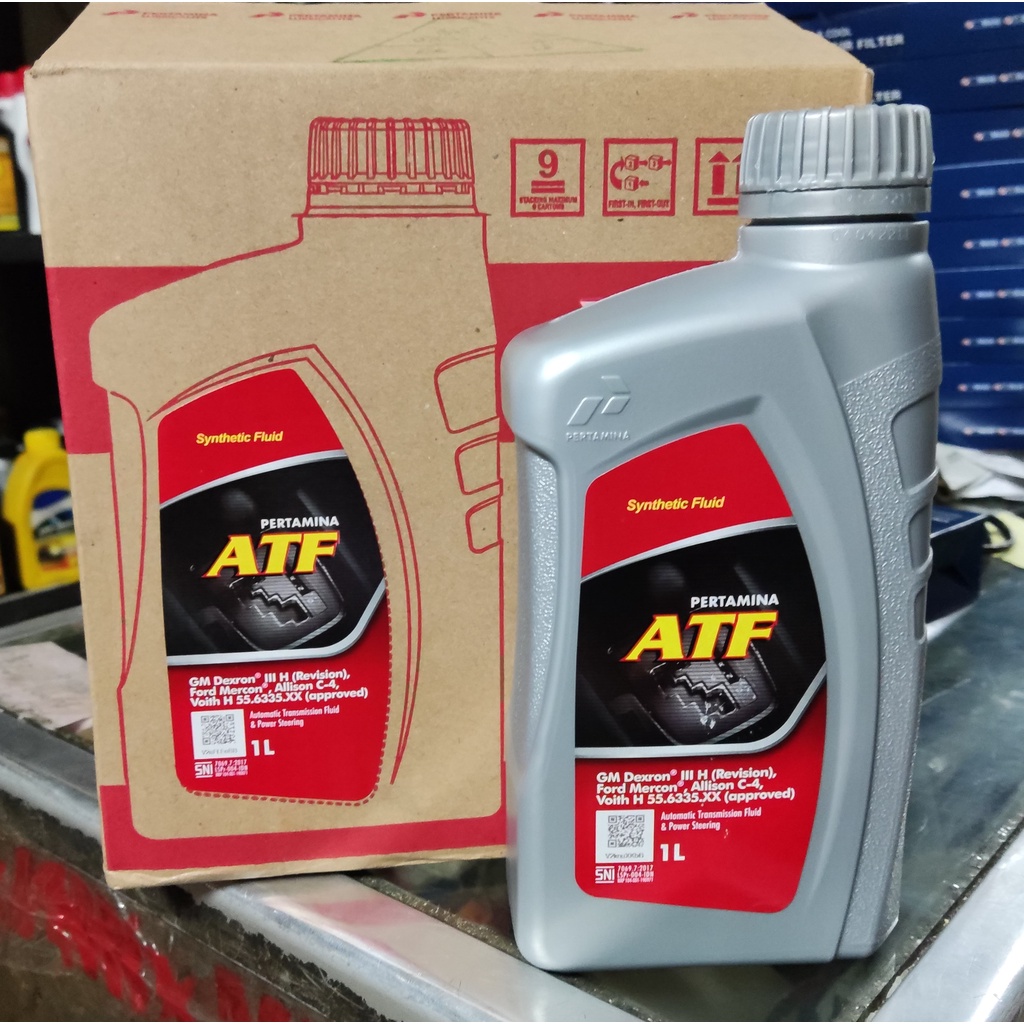 Jual OLI ATF / Power Steering PERTAMINA 1L Dexron 3 H oli transmisi mobil matic | Shopee Indonesia