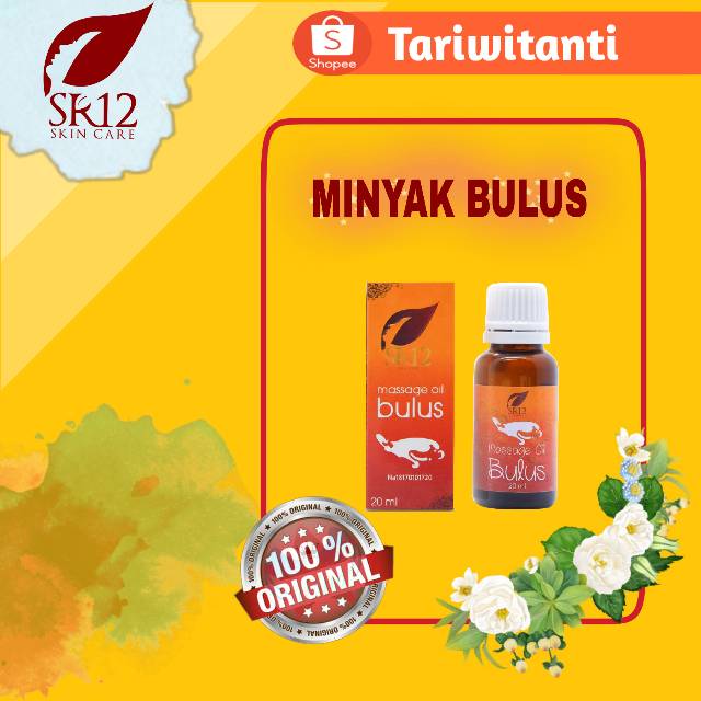 MINYAK BULUS SR12 100% HERBAL TIDAK BERBAU AMIS | Shopee Indonesia