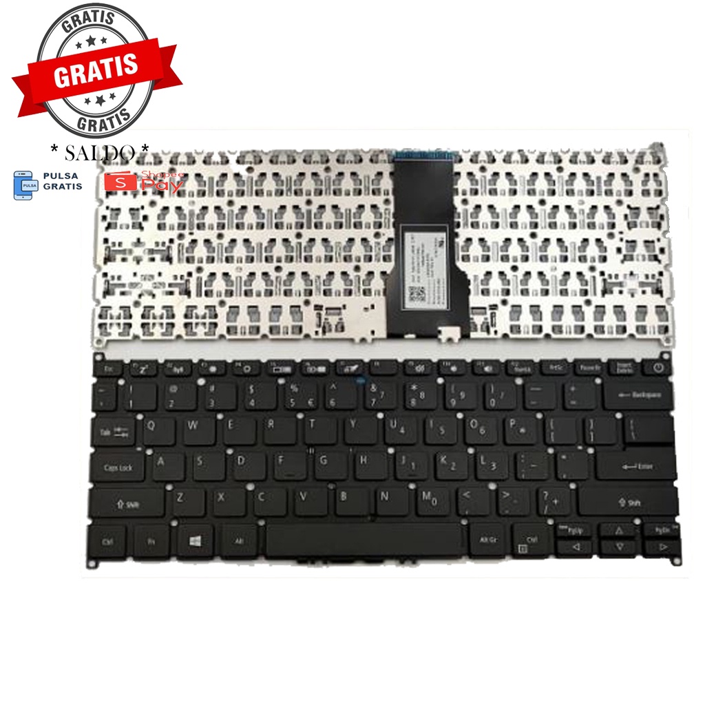 Jual Keyboard Acer Swift 3 SF314 SF314-41 SF314-42 SF314-54 SF314-54g ...