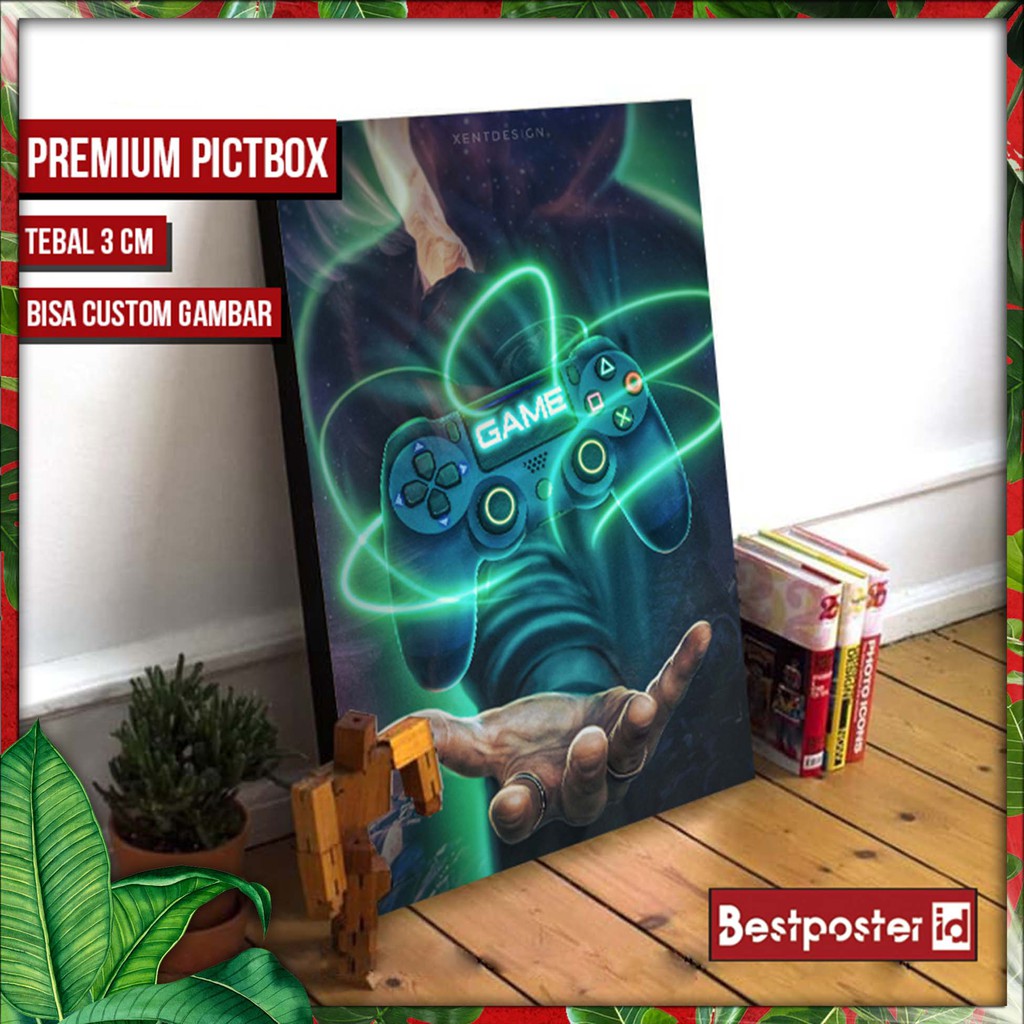 Jual Poster PLAYSTATION Frame Kayu Tebal GAMING 051 | Shopee Indonesia