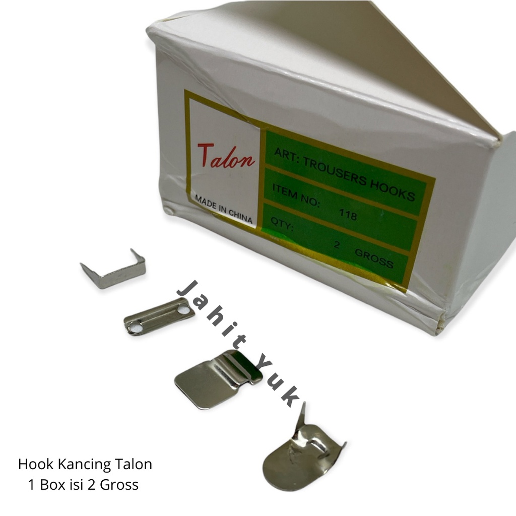 Jual Hak Talon Celana / Kancing Kait Rok Celana Sekolah / Dinas ...