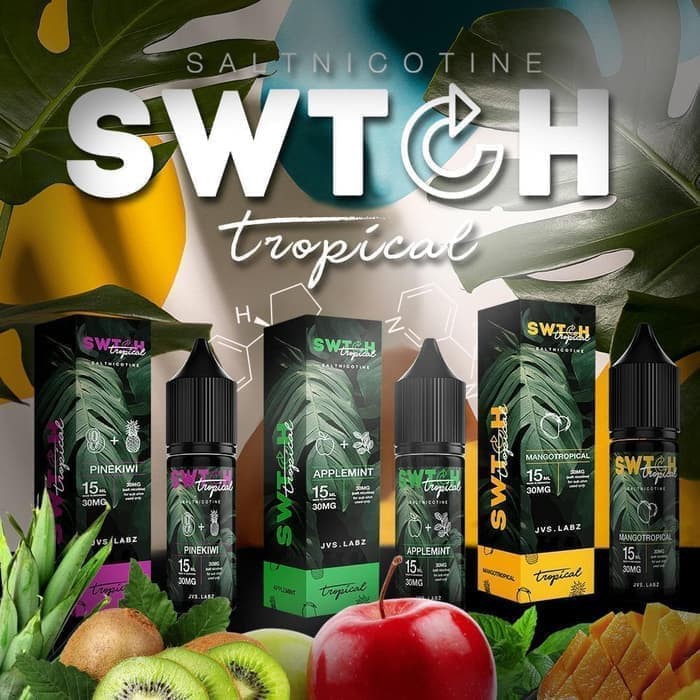Jual SWTCH TROPICAL SALT SERIES 15ML 30MG SALTNIC E-LIQUID VAPORIZER ...