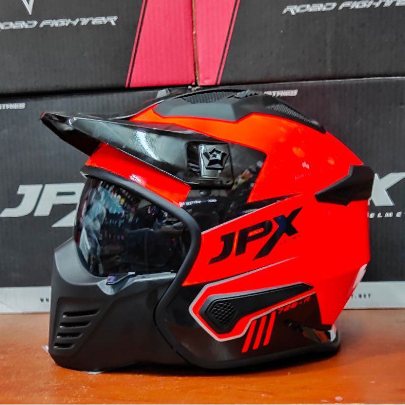 Jual JPX HELM JPX MX 726 R SOLID ORIGINAL Indonesia|Shopee Indonesia