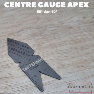 Jual CENTER GAUGE 55 / 60 DEGREES / MAL PAHAT ULIR THREAD / MAL SUDUT ...
