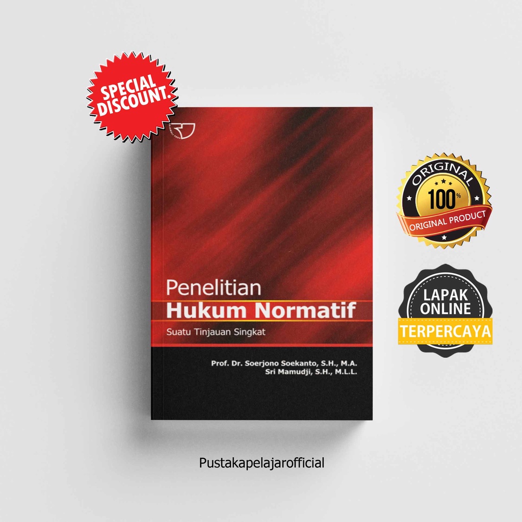 Jual BUKU PENELITIAN HUKUM NORMATIF - SOERJONO SOEKANTO - RAJAWALI | Shopee Indonesia