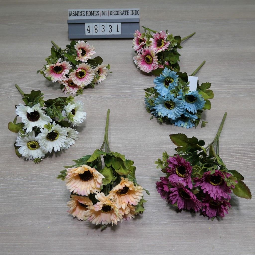 Jual Bunga Chrysan Matahari 5Kuntum 48331 | Shopee Indonesia