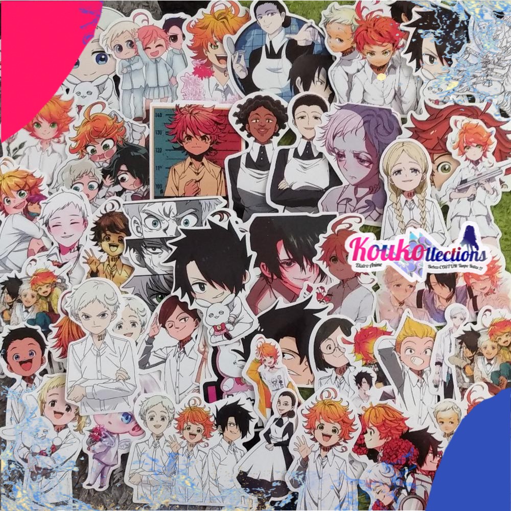 Jual HARGA ISI 30 STIKER Yakusoku No Neverland Poster anime, game, kaos ...