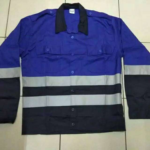 Jual BAJU KERJA COMBINASI BIRU BCA NAVY | Shopee Indonesia