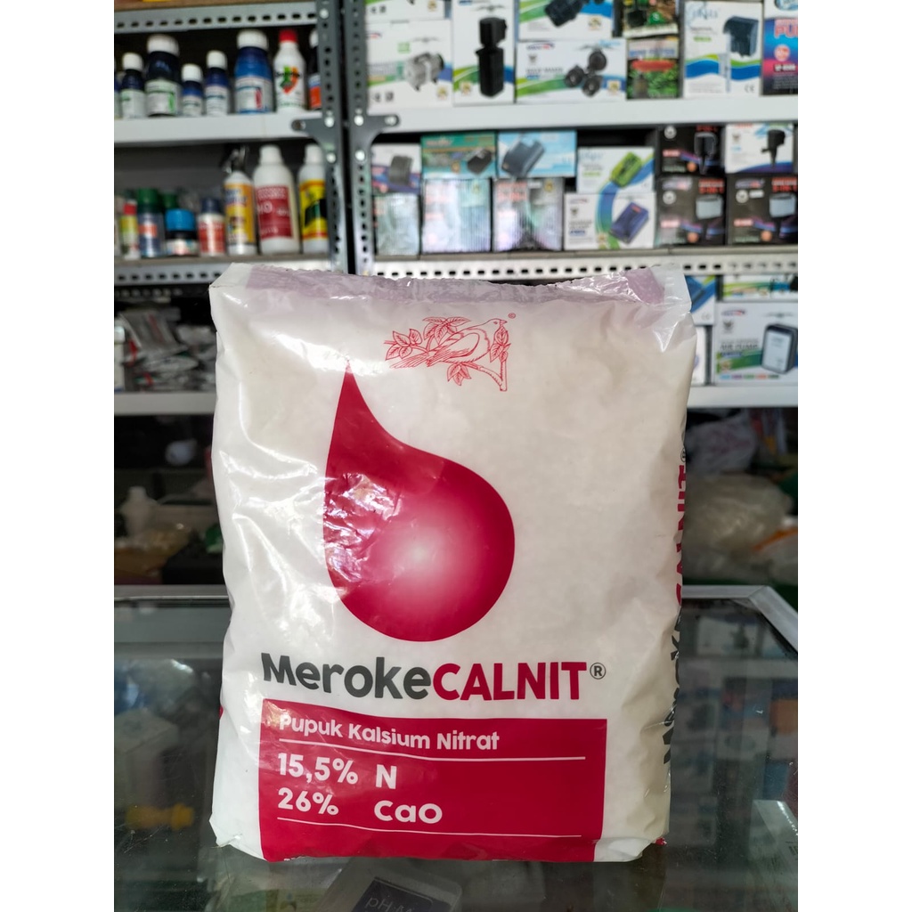 Jual Pupuk Meroke CALNIT 1 kg Kemasan Pabrik Kalsium Nitrat | Shopee ...