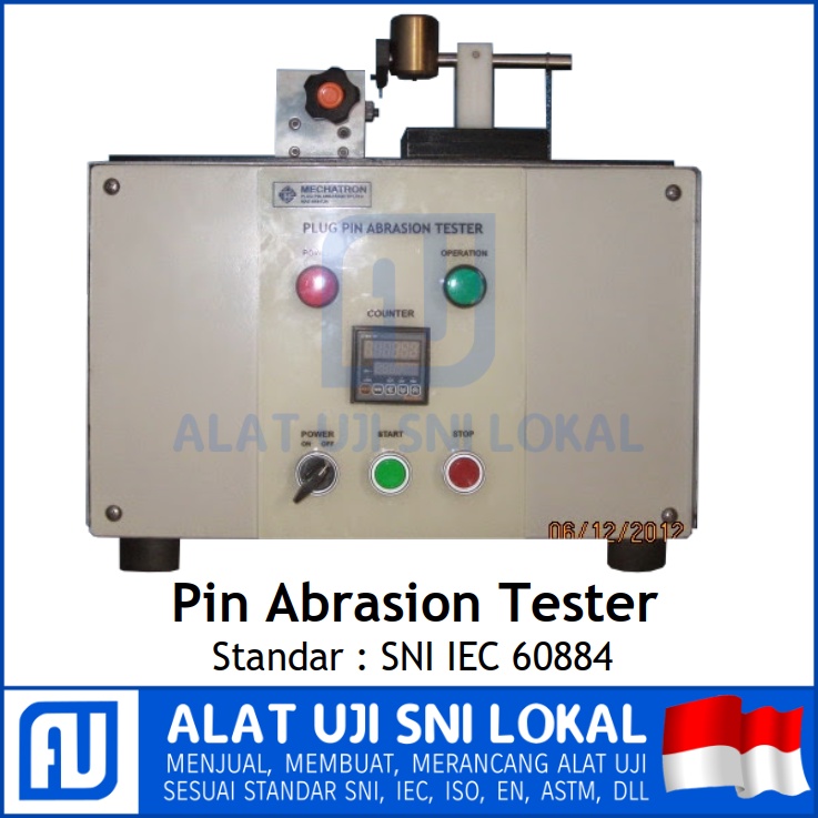 Jual Pin Abrasion Tester (Uji Ketahanan Pin Isolasi Steker) | Shopee ...