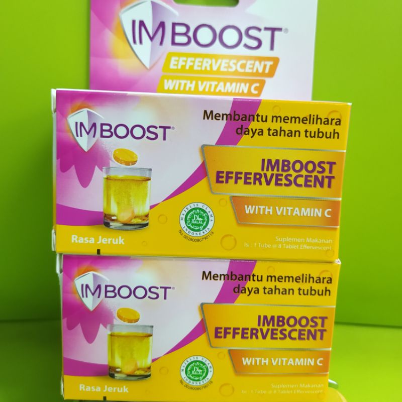 Jual IMBOOST EFFERVESCENT RASA JERUK ISI 8 TABLET | Shopee Indonesia