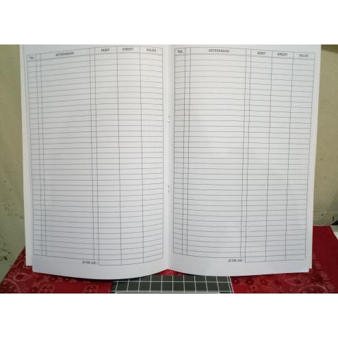 Jual Buku Kas Folio / Buku Keuangan Debit Kredit Saldo | Shopee Indonesia