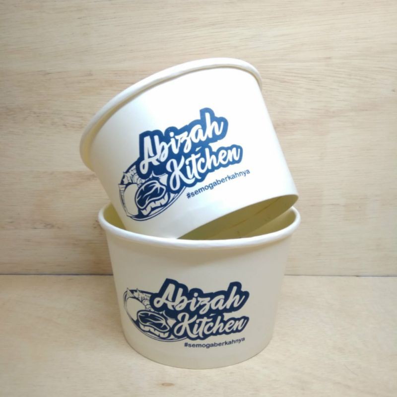 Jual Custom Rice Bowl 650 mil 500 pcs | Shopee Indonesia