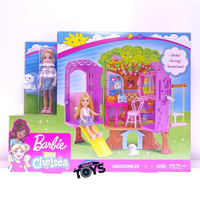 Jual Barbie Club Chelsea Treehouse Dollhouse Playset | Shopee Indonesia