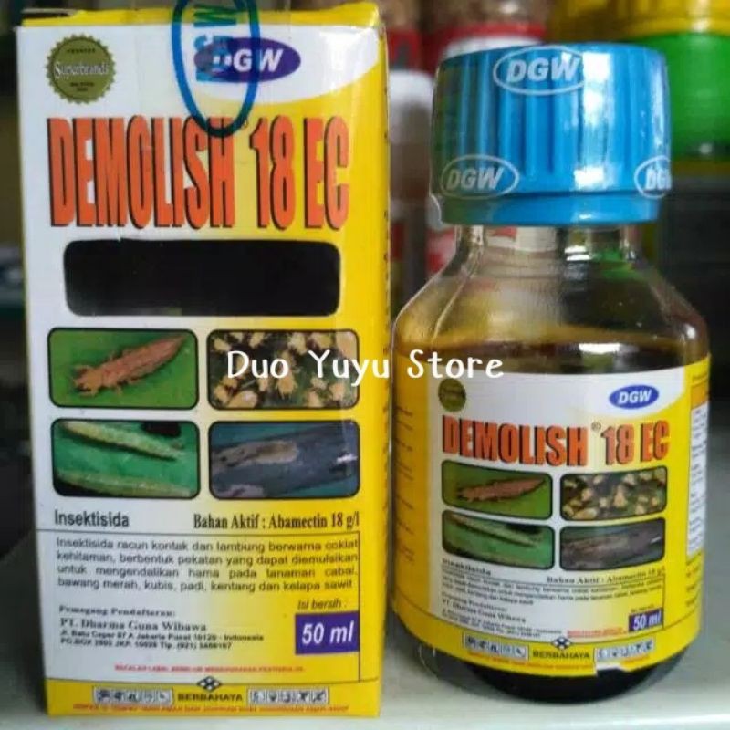 Jual Demolish 18 EC Insektisida Abamectin 50 ml Ampuh basmi Hama dan ...