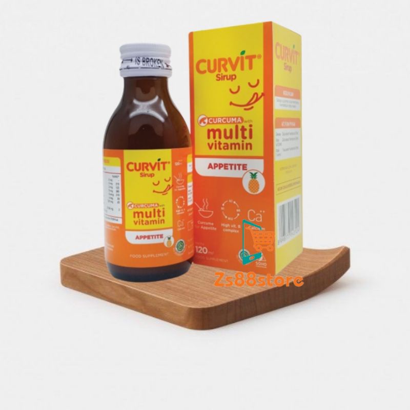 Jual CURVIT Sirup Multivitamin Penambah Nafsu Makan Anak & Dewasa ...