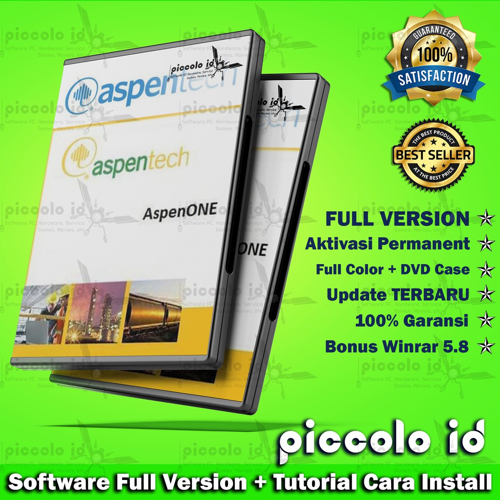Jual SOFTWARE ASPENTECH ASPENONE V11 11 FULL VERSION HYSYS ASPEN ONE ...
