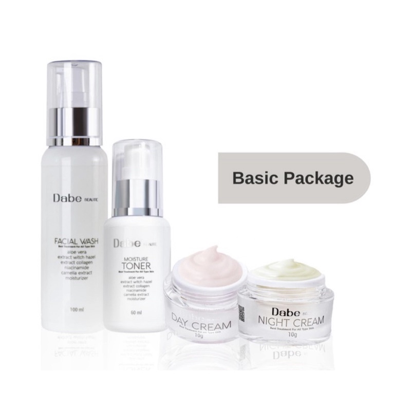 Jual paket basic dabe beaute skincare premium glowing | Shopee Indonesia