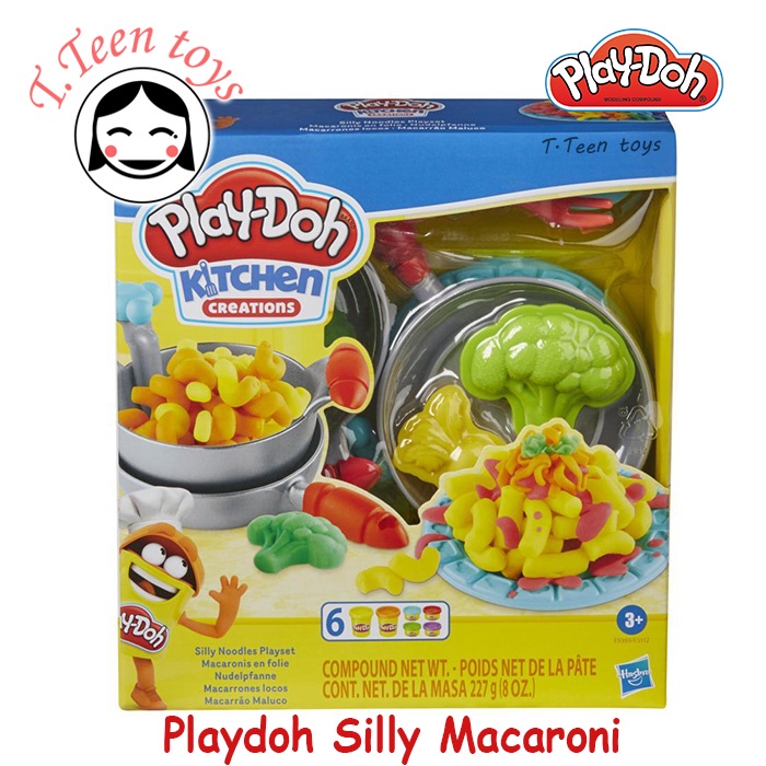 Jual Playdoh Silly Macaroni Mac N Cheese Play Doh Playdough Dough ...
