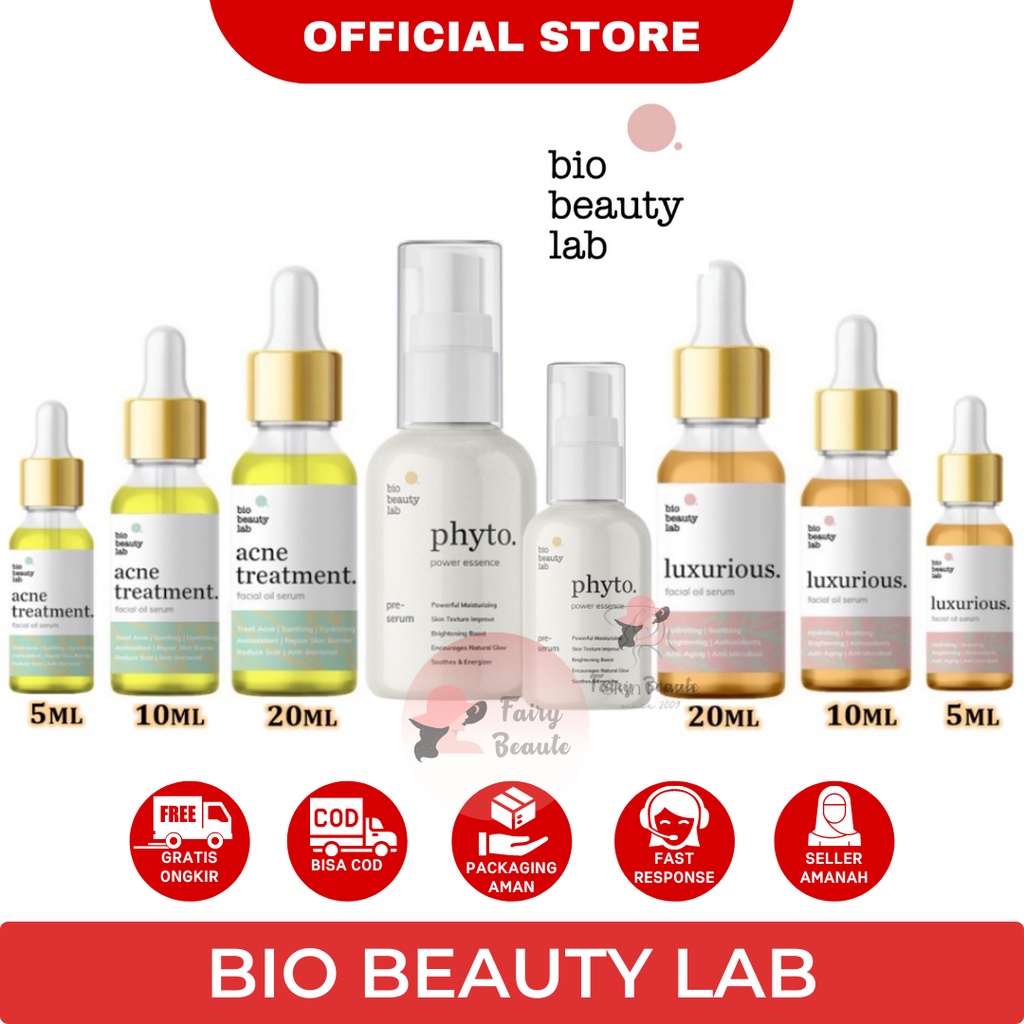 Jual Bio Beauty Lab Luxurious Acne Facial Oil Serum Phyto Power Essence ...