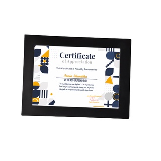 Jual PAKET CUSTOM SERTIFIKAT+FRAME UK. A4, 4R, 5R /CERTIFICATE CUSTOM ...