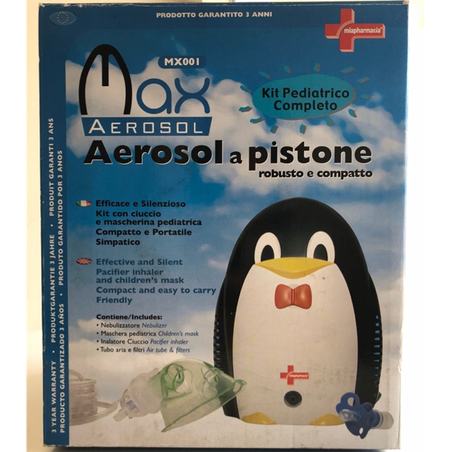Jual Penguin Nebulizer Inhaler Aerosol Pistone - Alat Uap Melegakan ...