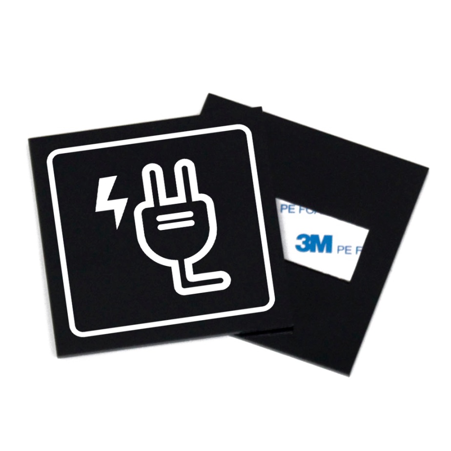 Jual Unik signage charging port - charge area sign - acrylic signage ...