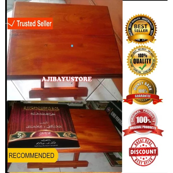 Jual Meja Serba Guna Rekal Al Quran Tatakan Dudukan Alquran Meja ...