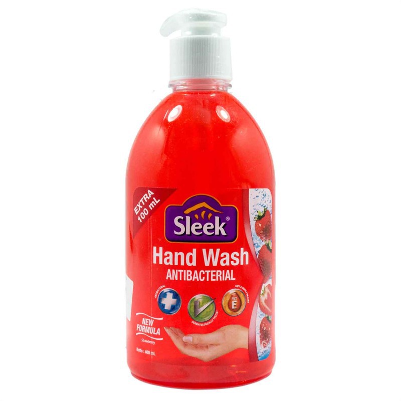 Sleek Hand Wash Strawberry 500 ml Botol Botol Sabun Cuci Tangan ...