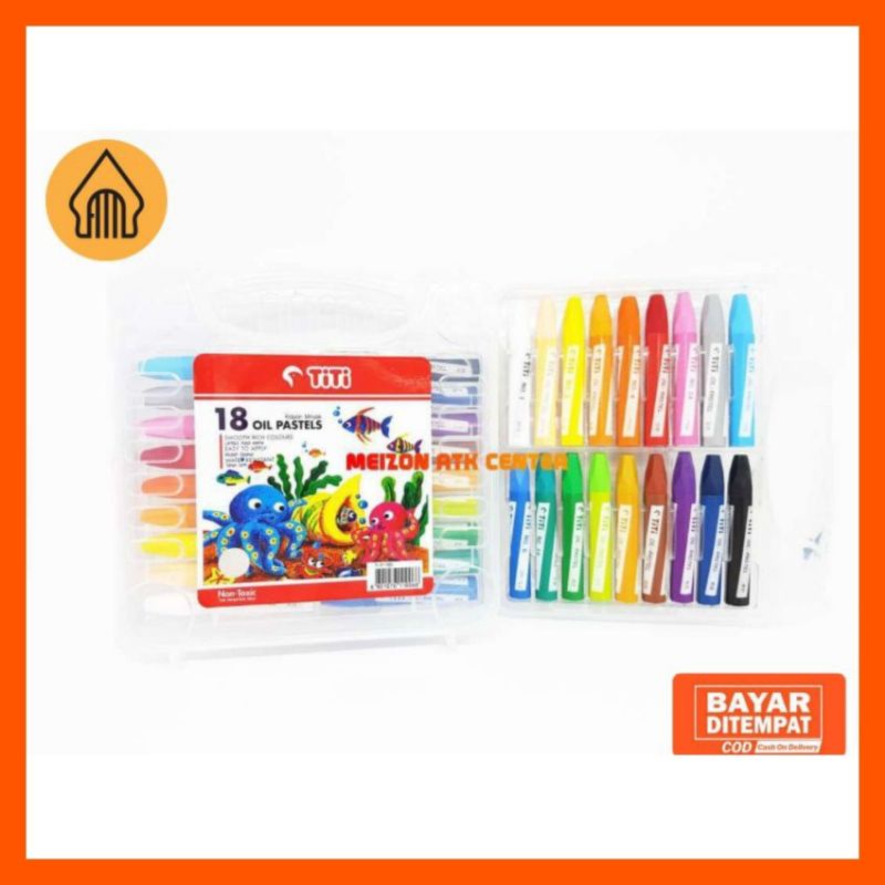Jual Krayon titi 18 warna titi joyko | Shopee Indonesia