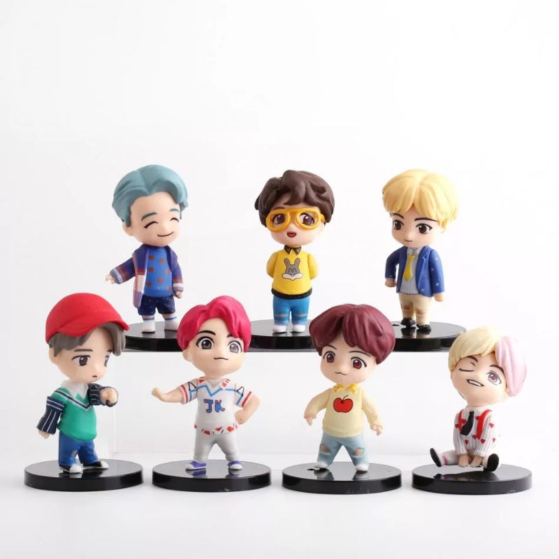 Jual BTS minifigure official bangtan kpop idol action figure | Shopee ...