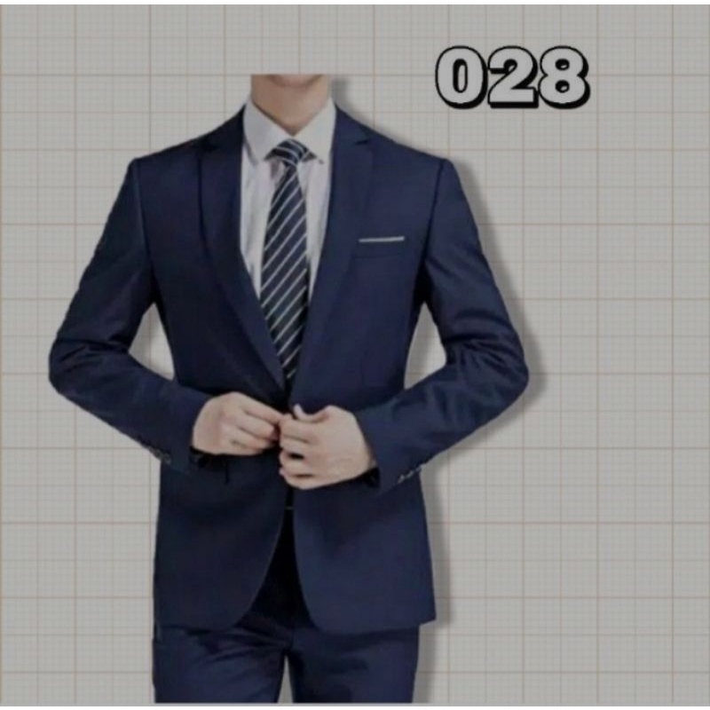 Jual Jas Pria | Blazer Pria Paket Set 2 in 1 | Model Korea Slimfit | Jas Wisuda | Jas Resmi ...