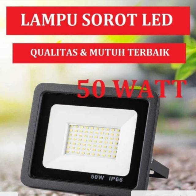Jual Lampu sorot LED 50 watt | Shopee Indonesia
