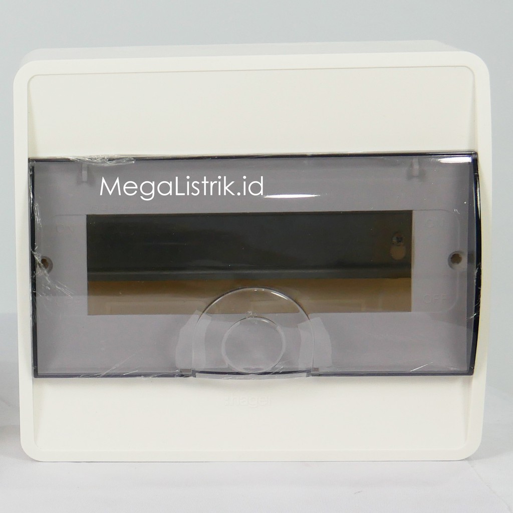 Jual HAGER BOX MCB 8 GRUP OUTBOW VS108TVA / 1 BARIS 8 GROUP / MODUL TEMPEL OB ICOS Indonesia ...