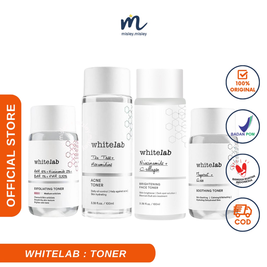 Jual MISLEY - WHITELAB Toner (Brightening / Acne Toner / Exfoliating ...