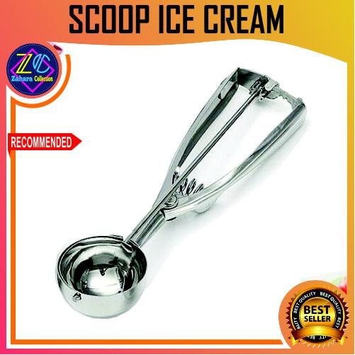 Jual SENDOK SCOOP ICE CREAM STAINLESS STEEL ES KRIM PRAKTIS | Shopee ...